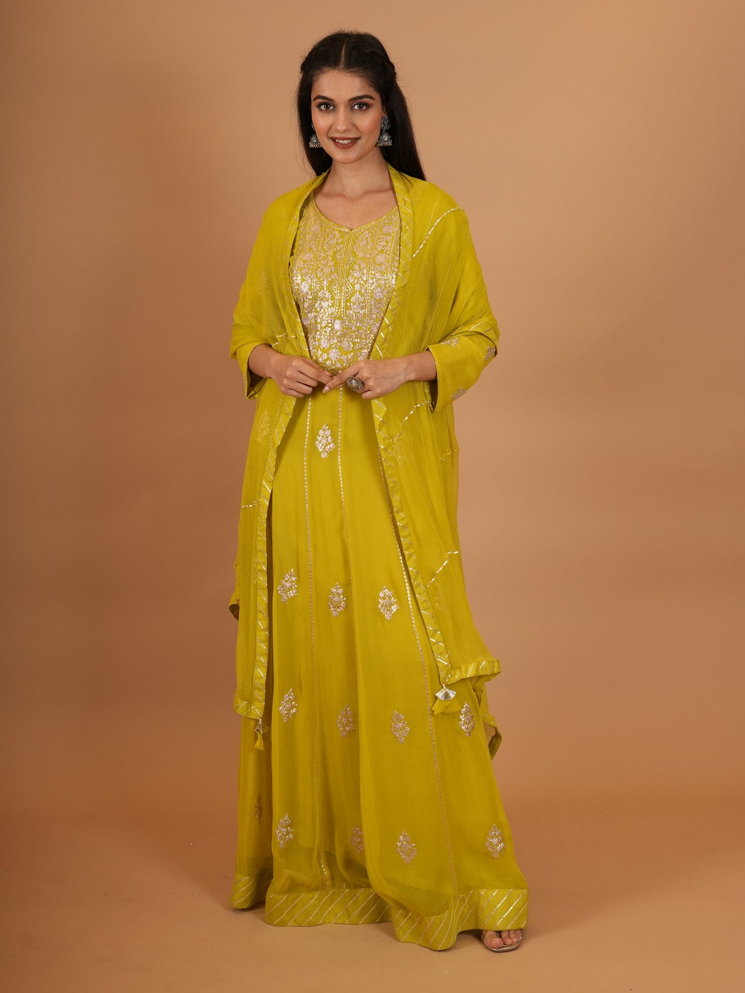Ranas Pittan Work Anarkali Suit